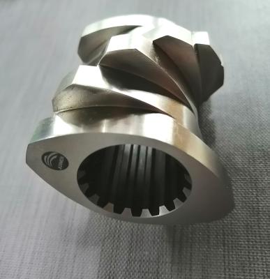China German First-Class Brand Model 92 Stainess Steel 440C Screw Element Twin Screw Extruder Parts for sale