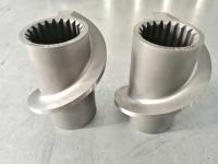 China Three Flighted Kneading Block , Twin Screw Extruder Elements Compact Size for Petrochemical for sale
