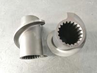 China Three Flighted Kneading Block , Twin Screw Extruder Elements Compact Size for Petrochemical for sale