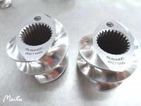 China 125 Screw Elements For Silica Twin Screw Extruder for sale