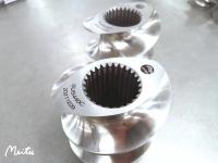 China 125 Screw Elements For Silica Twin Screw Extruder for sale