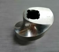 China Capacity Single Flighted Four Keyways Double Screw Elements Wear Resistant 58-62 HRC for sale