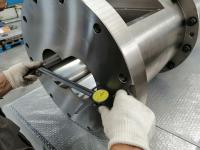 China 316L Model 75 Extruder Machine Parts CNC Machining Screw Segments for sale