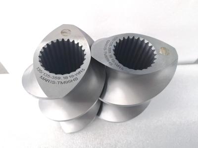 China Vacuum Quenching Snack Pellets Twin Screw Extruder Parts for Puffed Food Industry for sale