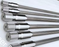 China Durable High Torque Traditional Twin Screw Extruder Shaft Involute Spline for sale