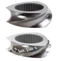 China 15.6-400 mm Diameter Twin Screw Extruder Parts Design and Video Technical Support for sale