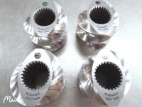 China ZSE110 Extruder Screw Elements SUS440C Material For Fish Food / Snacks Extruder for sale