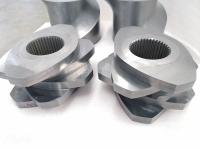China 250 Tungsten Twin Screw Extruder Parts Screw Segment For Fiber And Cement Extruder for sale