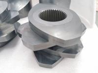 China 250 Tungsten Twin Screw Extruder Parts Screw Segment For Fiber And Cement Extruder for sale