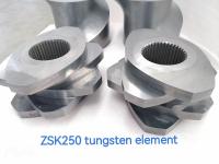 China Abrasion Resistance Twin Screw Extruder Involute Spline Screw Shaft for sale