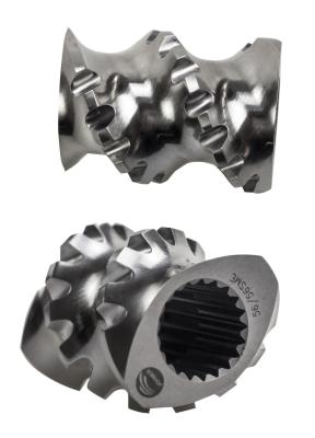 China SME Under Compression Corotation Extruder Machine Screw Elements components for sale