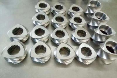 China Model 62 Wear Resistance Involute Spline Twin Screw Extruder Components for sale