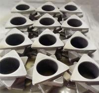 China HRC 58-62 Triangle Flighted Screw Elements for Twin Screw Extruder Machine for sale