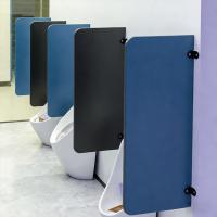 China Antibacterial HPL Toilet Partition 18mm Waterproof Phenolic Cubicle for Public Restroom for sale