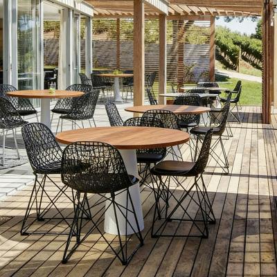 China Anti Bacterial Phenolic Resin Table Top 25mm Waterproof HPL Cafe Countertop for sale