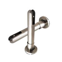China 304 Stainless Steel Toilet Stall Door Lock with Occupied Indicator 2 Pack for sale