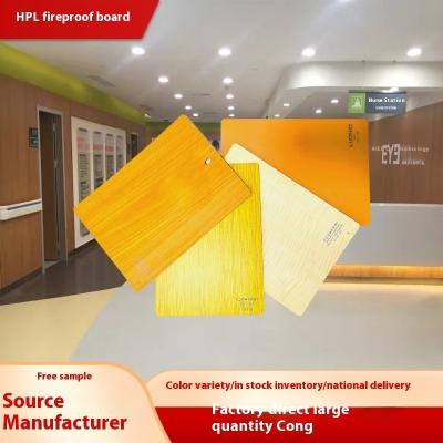 China Fireproof HPL Indoor Veneer Panel Customizable Polycarbonate Compact Sheet 1220x2440mm for sale