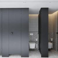 China OEM ODM Anti Mold Commercial WC Cubicles 12mm 18mm High Density Compact Laminate Bathroom Partitions for sale