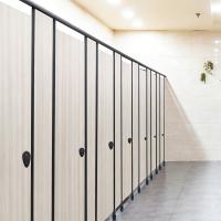 China OEM ODM Anti Mold Commercial WC Cubicles 12mm 18mm High Density Compact Laminate Bathroom Partitions for sale