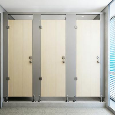 China Anti Bacterial Compact Laminate Toilet Cubicles 18mm Moisture Proof HPL Commercial Office for sale