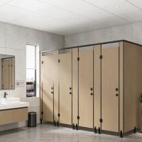 China Custom Size Compact Laminate Toilet Partitions 6-30mm Durable Hospital Moisture Resistant for sale
