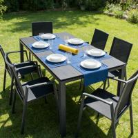 China High Density HPL Compact Laminate Outdoor Patio Table and Chairs Set Waterproof 8mm-15mm for sale