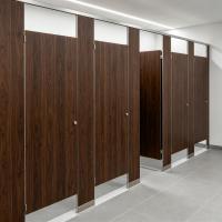 China Antibacterial Phenolic Resin Toilet Partition 18mm Moisture Proof Public Restroom Cubicle for sale