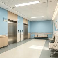 China Fireproof Antibacterial Compact HPL Wall Cladding for Hospital Interior Custom Size 8mm for sale