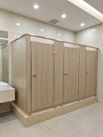 China Water Resistant HPL Toilet Partition 12mm 18mm Durable Compact Laminate for Mall Restroom for sale