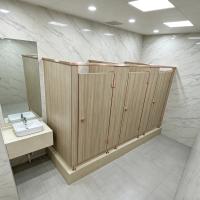 China Water Resistant HPL Toilet Partition 12mm 18mm Durable Compact Laminate for Mall Restroom for sale