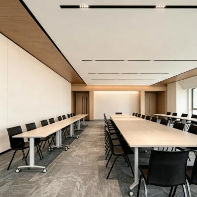 China Fire Resistant Compact Laminate Conference Table Top 12-16mm Anti Bacterial Wood Grain for sale
