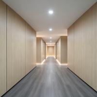 China Wood Grain HPL Wall Cladding Panels 8mm Waterproof Compact Laminate Board for sale