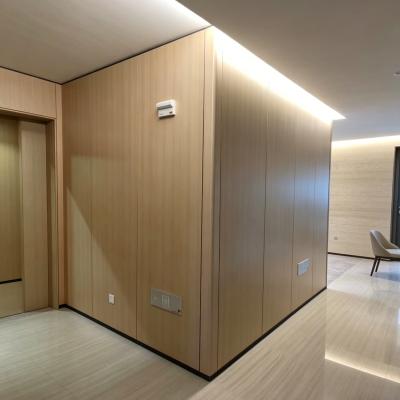 China Waterproof Wood Grain HPL Wall Cladding Panel 8mm Compact Laminate Board for Commercial Interior Walls for sale