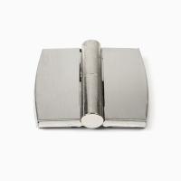 China Thickened Zinc Alloy Heavy Duty Toilet Cubicle Hinge 90 Degree Automatic Spring Closing for sale