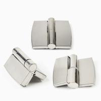 China Thickened Zinc Alloy Heavy Duty Toilet Cubicle Hinge 90 Degree Automatic Spring Closing for sale