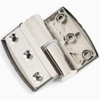 China Thickened Zinc Alloy Heavy Duty Toilet Cubicle Hinge 90 Degree Automatic Spring Closing for sale