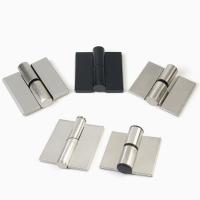 China 304 Stainless Steel Toilet Partition Hinge Universal Square Flat Open 15-20kg Load Capacity for sale