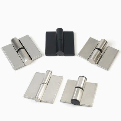 China 304 Stainless Steel Toilet Partition Hinge Universal Square Flat Open 15-20kg Load Capacity for sale