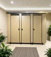 China HPL Aluminum Honeycomb Toilet Cubicle Partition Waterproof Commercial Restroom Divider 18mm for sale