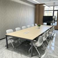 China Wood Grain HPL Conference Table Top 25mm Moisture Resistant Scratch Proof Compact Laminate for sale