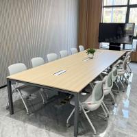 China HPL Wood Grain Conference Table Top | Moisture Resistant & Scratch Proof for sale
