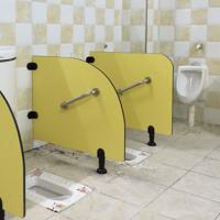 China Waterproof HPL Bathroom Partition Eco Friendly Toilet Partition Panels 12mm Thickness for sale