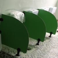 China Waterproof HPL Bathroom Partition Eco Friendly Toilet Partition Panels 12mm Thickness for sale