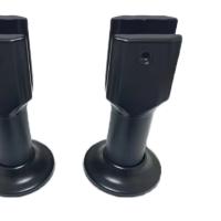 China 304 Stainless Steel Toilet Partition Lock Modern Black 2-3/4 Inch Backset for sale