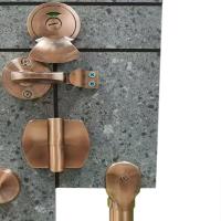 China Corrosion Resistant Toilet Partition Lock for HPL Honeycomb Board 12-36mm Thickness for sale