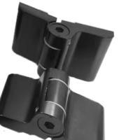 China 304 Stainless Steel Modern Black Door Lock for Hotel Toilet Compartment 60mm for sale