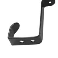 China 304 Stainless Steel Modern Black Door Lock for Hotel Toilet Compartment 60mm for sale
