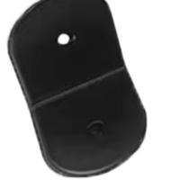 China 304 Stainless Steel Modern Black Door Lock for Hotel Toilet Compartment 60mm for sale