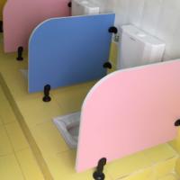 China Non Toxic HPL Toilet Partitions 12mm 18mm for Kindergarten School Bathroom Cubicle for sale