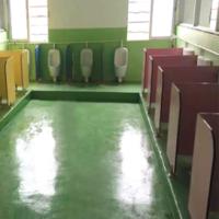 China Non Toxic HPL Toilet Partitions 12mm 18mm for Kindergarten School Bathroom Cubicle for sale